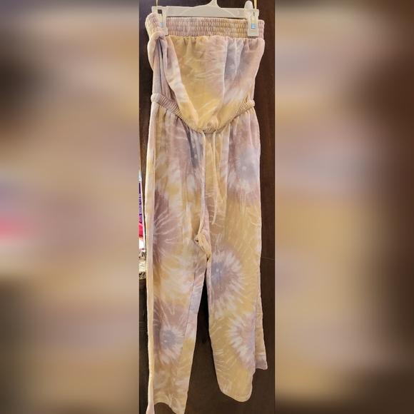 Hippie Rose | Pants & Jumpsuits | Hippie Rose Pants Suit Strapless Boho ...